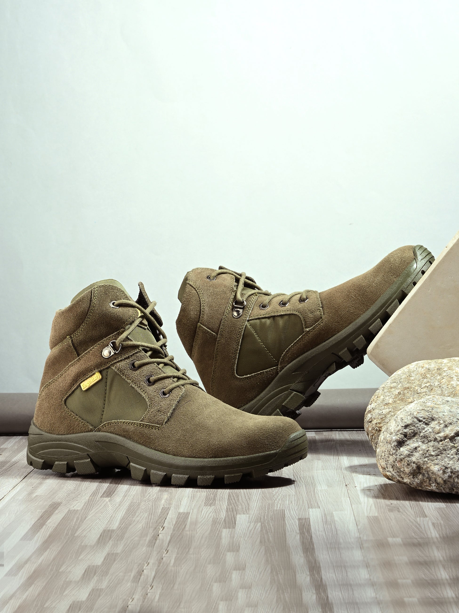 Eego Italy Genuine Leather TROOP2 Aerolite 7.0 Military & Tactical Boo