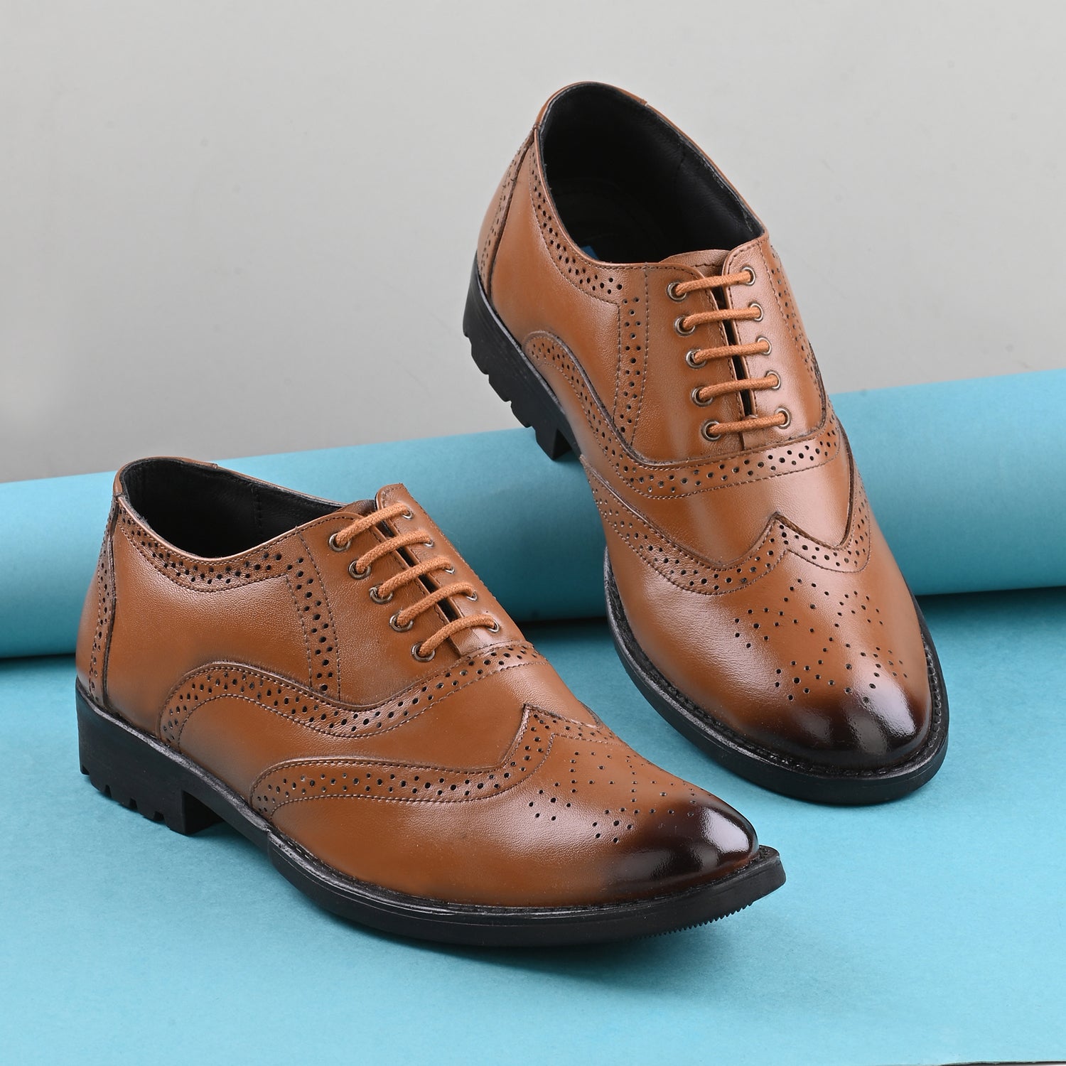 Eego Italy Genuine Leather Padded Brogues